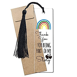 Rainbow Stong Inspirational Funny Bookmark Gifts for Women Girls Lovers Bookworm Daughter Lovers Friend Sister Book Female Sister Gifts Friendship Gifts