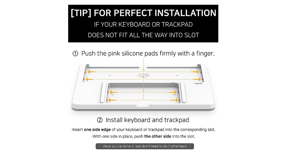 Tyonit Harmony Tray for Apple Magic Trackpad and Apple Magic Keyboard ...