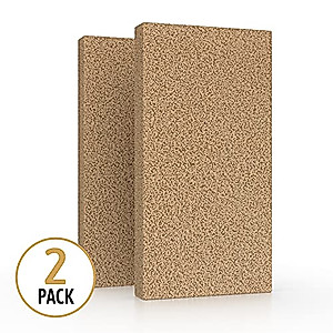 SpongeCo - Dry Cleaning Soot Eraser Sponge - Pet Hair, Smoke, Soot, Dust and Dirt Remover - 3x6 Double, One Unit (2 Pack Single)