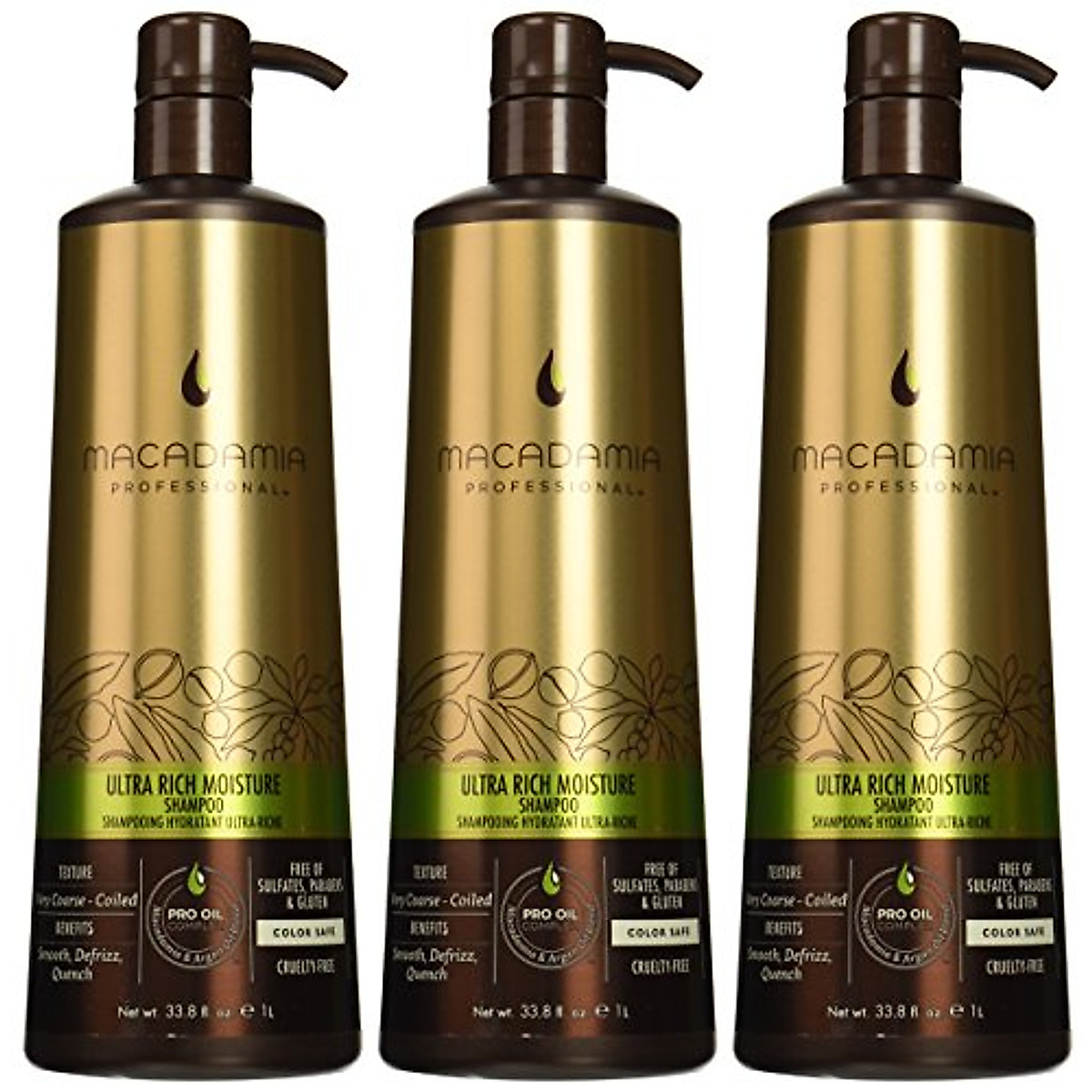 Macadamia Professional Ultra Rich Moisture Shampoo, 33.8 Fl Oz