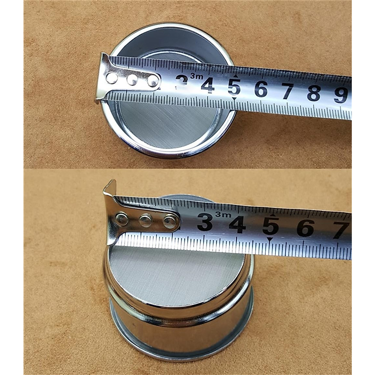 Integrated Lab Test Sieve Diameter 5cm Stainless Metal Wire Mesh Filter Strainer Various Mesh Count (mesh Count 150)