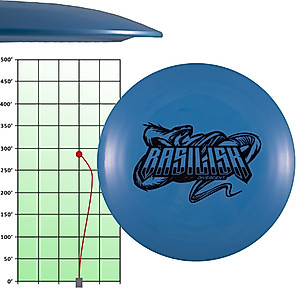 Divergent Discs Basilisk Long Range Disc Golf Driver (Yellow)