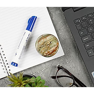 RADICALn Decoration Piece Handmade Marble Home Decor Green Onyx Apple Paperweight – Best for Office Table Decoration & Study Room Decor Paperweight