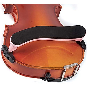 Everest ES2LPI ES Series Violin Adjustable Shoulder Rest 3/4-1/2 - Light Pink