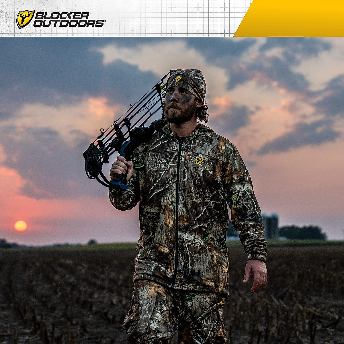 SCENTBLOCKER Scent Blocker Shield Series Wooltex Hooded Parka for Men, Camo Hunting Jacket (RT Edge, X-Large)
