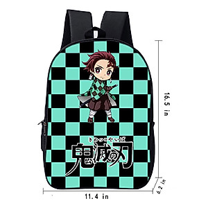 Anime Backpack, Casual Backpack for Boys and Girls, 3D Printed Laptop Backpack 2-One Size