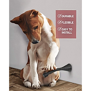 Jack N’ Drill 11-Pack Door Stopper 3 ¾-inch Heavy Duty and Flexible Door Stop to Protect Walls and Doors for Home or Office, Easy to Install and 100% Child and Pet-Friendly