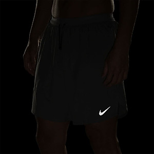 Nike Dri-FIT Stride Men's 7" 2-in-1 Running Shorts (as1, Alpha, m, Regular, Regular, Smoke Grey/Dark Smoke Grey/Black)