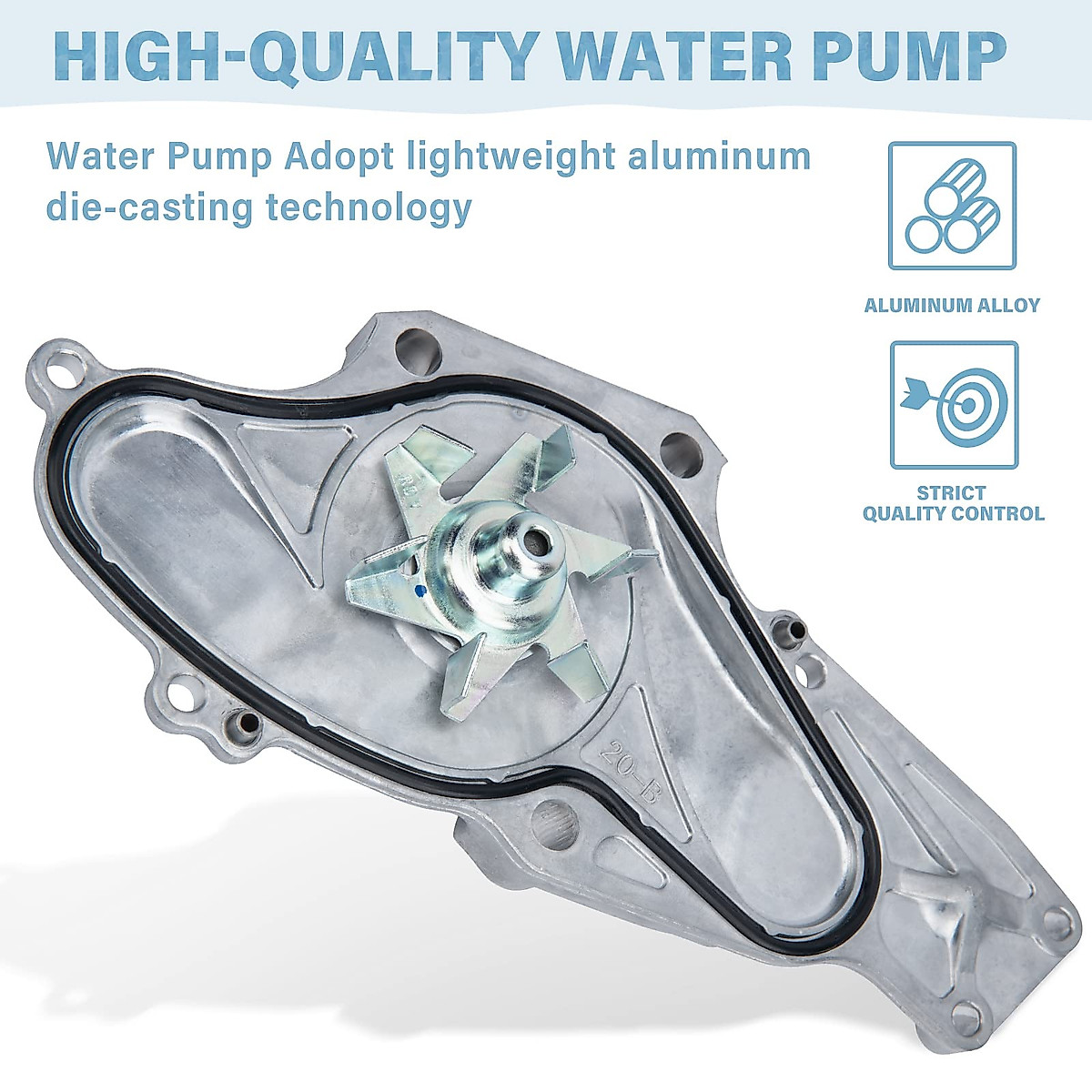 TCKWP329 Engine Timing Belt Kit with Water Pump Fit for 2003-2018 honda odyssey accord pilot Ridgeline Acura MDX RDX RL TL TSX ZDX 3.0L 3.5L 3.7L Replace# TCKWP329 TKH002 19200-RDV-J01