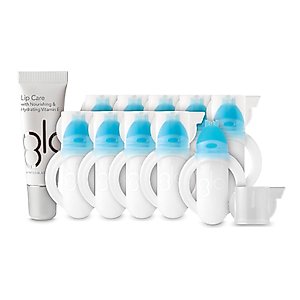 GLO Science Teeth Whitening Gel – 6% Hydrogen Peroxide – Clinically Proven, Fast & Safe for Sensitive Teeth – Includes 10 Gel Vials & 1 Lip Care