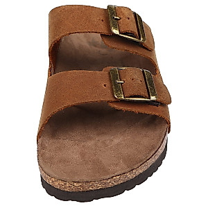 Northside Women's Raegan Cork Sandal, Toffee, 9