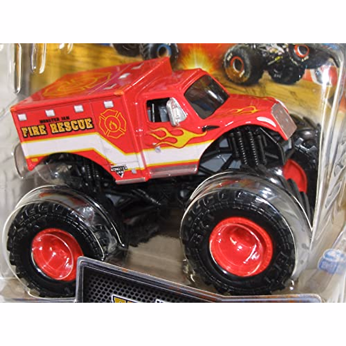 Monster Jam 2023 Spin Master 1:64 Diecast Truck Series 30 Everyday Heroes Fire Rescue