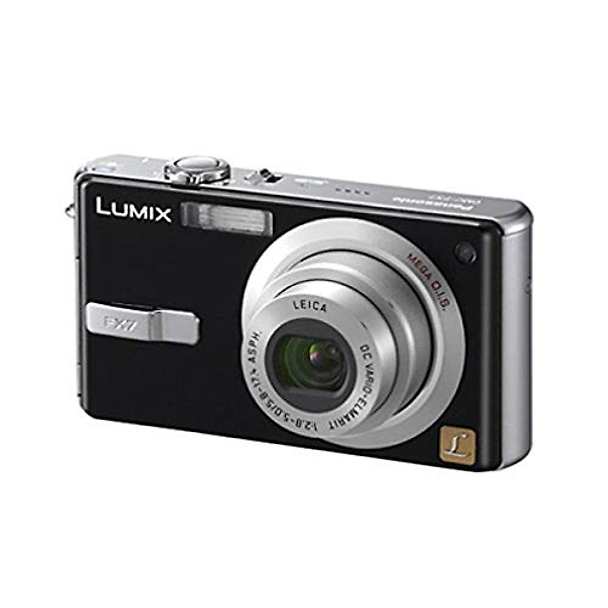 Panasonic Lumix DMC-FX7K 5MP Digital Camera with 3x Image Stabilized Optical Zoom (Black)