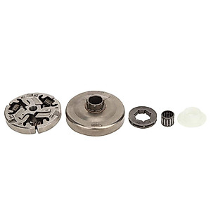 Fdit 3/8in 7 Teeth Chainsaw Clutch Drum Sprocket Clutch Drum for Husqvarna 355 357 357XP 359 EPA Chainsaw