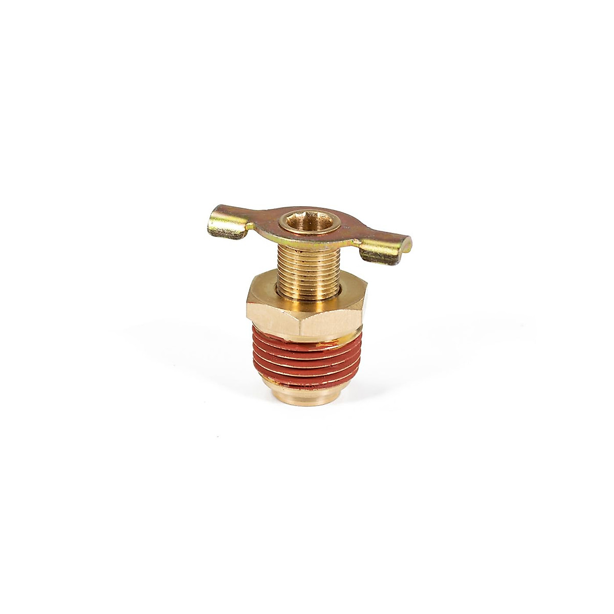 1/2" NPT Brass Drain Cock Fitting