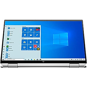 HP Spectre Touch x360 13 in Silver Convertible Laptop 11th Gen Quad Core Intel i5 up to 4.2GHz 8GB DDR4 256GB SSD 13.3in FHD Gorilla Glass (13-AW200-Renewed)