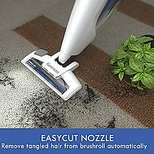 Kenmore DS1030 Cordless Stick Vacuum Lightweight Cleaner 2-Speed Power Suction LED Headlight 2-in-1 Handheld for Hardwood Floor, Carpet & Pet Hair, White