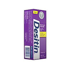 Desitin Maximum Strength Diaper Rash Paste 4 oz tube (Pack of 6)