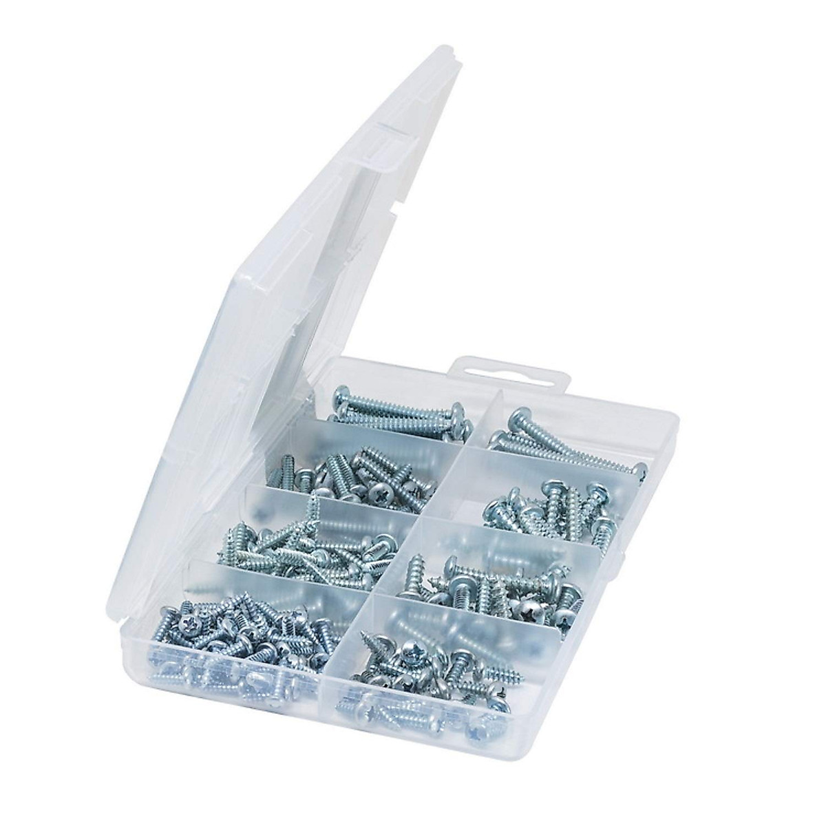 T.K.Excellent Self Tapping Screws Pan Head Phillips Drive Sheet Metal Screw Assortment Kit,175 Pieces