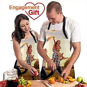 Personalized Add Your Own Photo Text Custom to Kitchen Apron Prepare Gift
