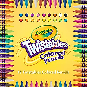 Crayola 18 Ct Twistables Colored Pencils