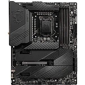 MSI MEG Z590 Unify Gaming Motherboard (ATX, 11th/10th Gen Intel Core, LGA 1200 Socket, DDR4, PCIe 4, SLI/CFX, M.2 Slots, Wi-Fi 6E)
