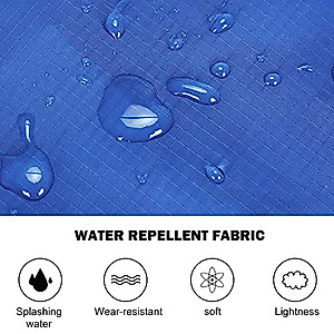 kingsea Foldable Backpack,Lightweight Packable High capacity Backpack for Travel Camping Hiking Outdoor Sports Daypack (Blue)