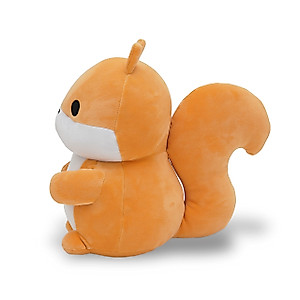 Avocatt Brown Squirrel Plush Toy - 10 Inches Plushie Stuffed Animal - Hug and Cuddle with Squishy Soft Fabric and Stuffing for Boys and Girls