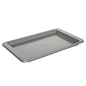 KitchenAid Nonstick Aluminized Steel Baking Sheet, 10x15-Inch, Silver