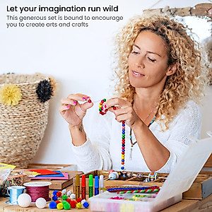 Arteza Ultimate Craft Kit, over 1,000 Pieces and Craft Supplies, Felt, Pom Poms, Googly Eyes, Glitter Glue, Pipe Cleaners for Crafts and DIY Projects