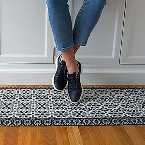 FloorPops FPA3731 Lannister Anti-Fatigue Comfort Long Mat, Black