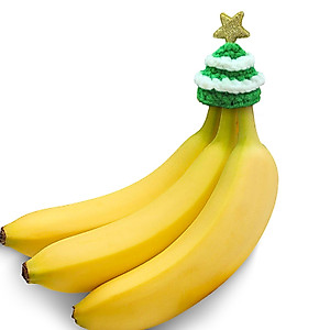 ZHIEND Banana Hats Set,Cover for Bananas, Banana Silicone Cap For Preservation Fresh (Christmas Tree)