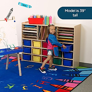 Children’s Factory Value Line Kids Classroom Organizer, Multi-Section Classroom Organization for Kids and Toddlers