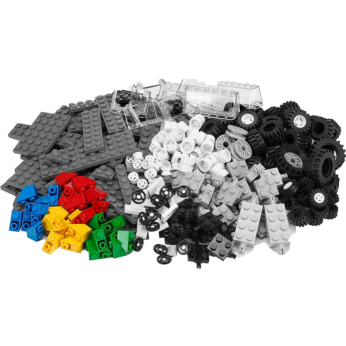 LEGO Wheel Accessory Set 9387, Fine Motor Skill Educational Development Toy for Girls & Boys Ages 4 & Up (286Piece)