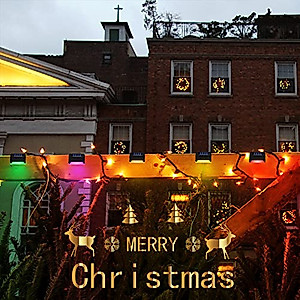 K.E.J. Solar Deck Lights Outdoor Waterproof LED Step Light Landscape Lighting Solar Lights Porch Decor for Fence, Stairs,Step,Yard,Patio,Driveway,Pathway,Yard,Backyard and Garden