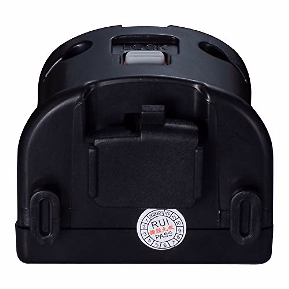 NC Motion Plus Adapter Replacement for Wii Motion Plus Adapter-Sensor Accelerator and wii Remote Controller compatible (Black 1 Pcs)