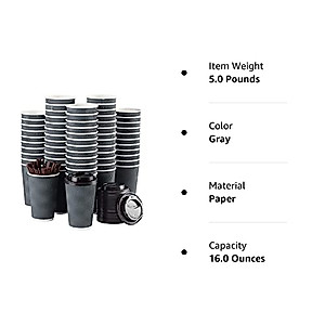 Disposable Coffee Cups with Lids and Straws - 16 oz (90 Set) Togo Hot Paper Coffee Cup with Lid To Go for Beverages Espresso Tea Insulated Reusable Cold Drinks Ripple Cups Protect Fingers From Heating