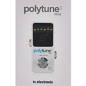 TC Electronic POLYTUNE 3 Ultra-Compact Polyphonic Tuner with Multiple Tuning Modes and Built-In BONAFIDE BUFFER