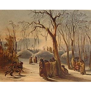 Winter Village of the Minatarres