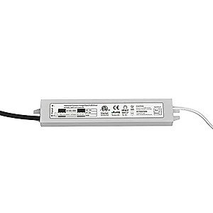LN LUMANUMBERS 24-Watt LED Power Source, Low Voltage 24w Transformer to Power 3 or More Lumanumbers LED Lighted House Numbers