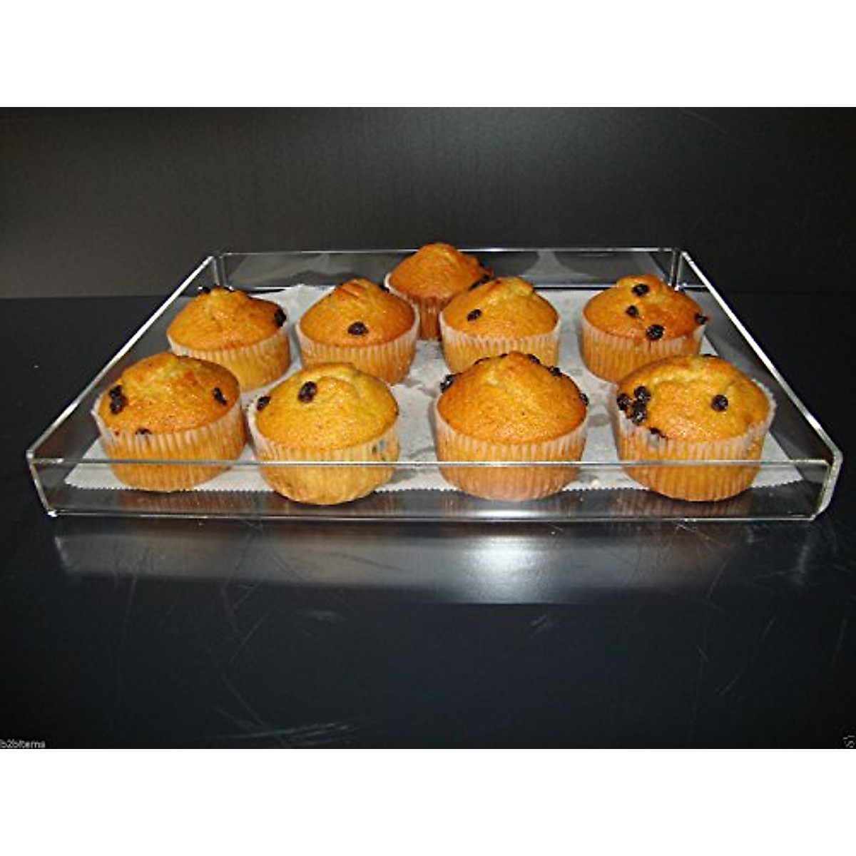 Displays2buy Acrylic Pastry Bakery Donut Bagels Cookie Display Case w/3 trays