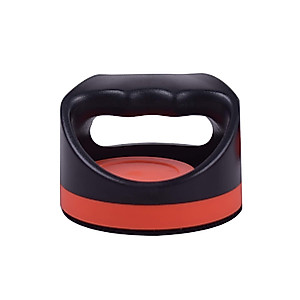 Plastic Air Hockey Strikers/Pushers, 2 PCS 4" Plastic Black Air Hockey Pushers and 4 PCS 2.75" Pucks Replacement for Game Tables Goalies Equipment Accessories