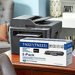 2 Pack TN227 Black Toner Cartridge TN-227 TANFENR Compatible TN-223 TN227BK Toner Cartridge Replacement for MFC-L3770CDW L3710CW L3750CDW L3730CDW HL-3210CW 3230CDW 3270CDW Printer