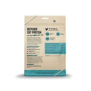 Vital Essentials Freeze Dried Raw Single Protein Dog Treats, Beef Tripe Nibs, 14 oz | Premium Quality High Protein Training Treats | Grain Free, Gluten Free, Filler Free