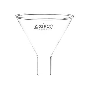 EISCO Powder Funnel, 100mm - 60º Angle - Plain Stem - Borosilicate Glass