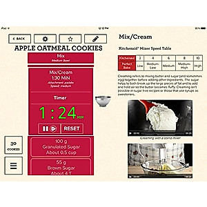 Perfect Company Bake 1.0 Smart Scale and Recipe App Kitchen Tool, White (Discontinued by Manufacturer)