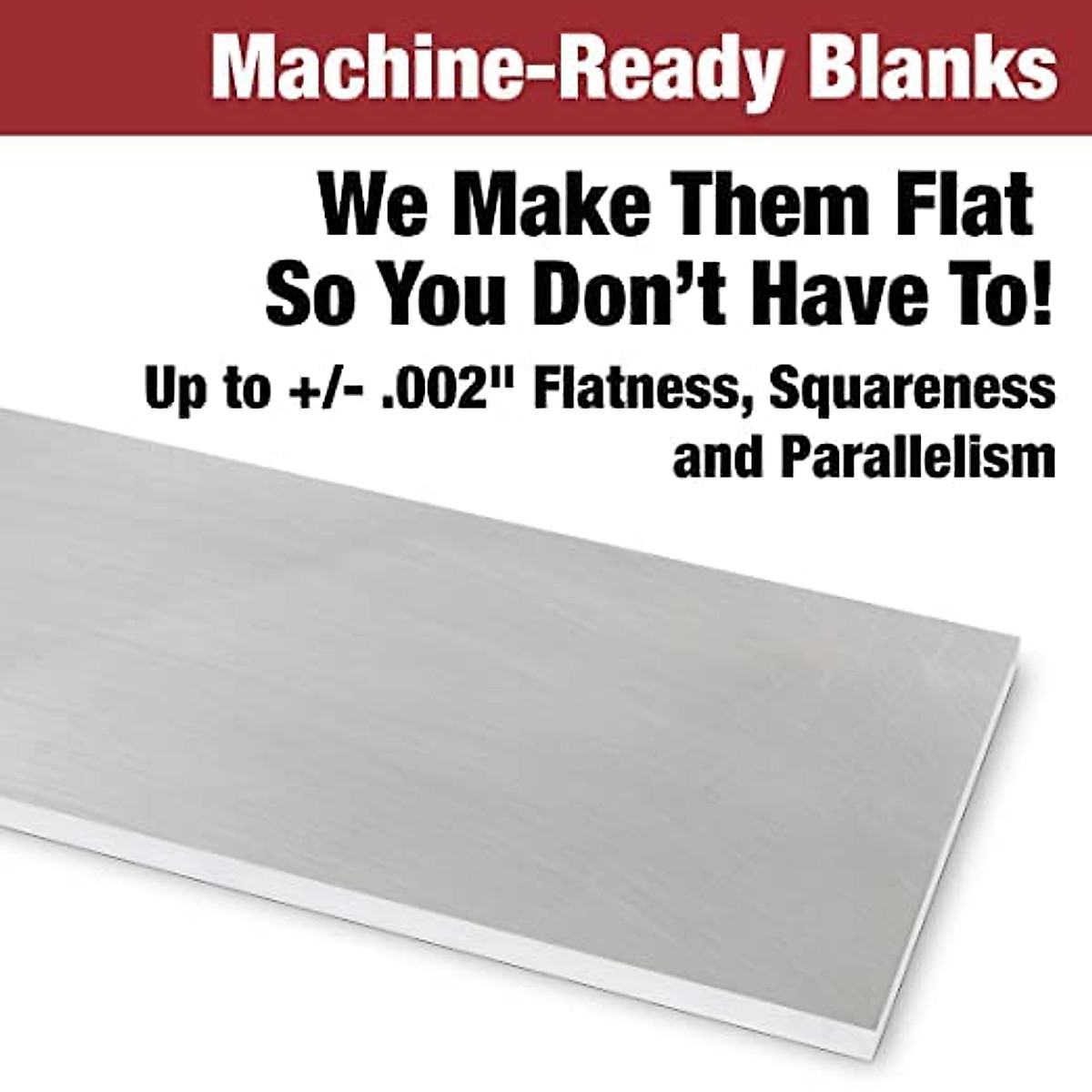 TCI Precision Metals 304 Stainless Steel Sheets Metal Plates Precision Ground Flat and Milled .250" Thick X 6.000 X 12.000