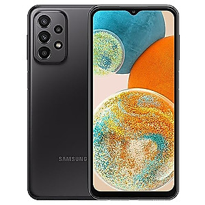SAMSUNG Galaxy A23 5G (64GB, 4GB) 6.6" 120Hz FHD+, Android 12, 50MP Quad Camera, US 5G / Global 4G Volte (GSM Unlocked for T-Mobile, Metro, AT&T, Global No Logo) A236U1 (w/ 256GB SD, Black) (Renewed)