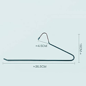 DOUBAO Practical Coat Hanger Metal Clothes Peg Organizer Multifunctional Space-Saving Ended Coat Hanger (Color : D, Size : 36.5cm x 16cm)