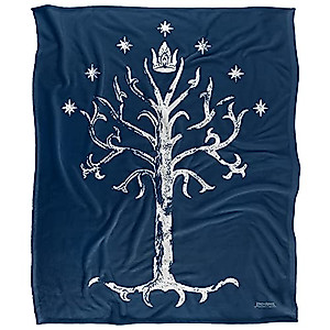 The Lord of The Rings Blanket, 50"x60" Tree of Gondor Silky Touch Super Soft Throw Blanket